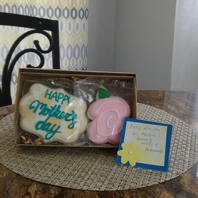 Mother's Day Cookies, Mother's Day Gift, Mother's Day Gift for Grandma ...