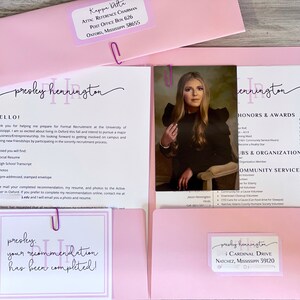 Elsa Sorority Resume, Cover & Photo Collage CANVA Templates - Etsy