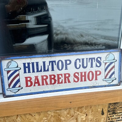 Personalized Barber Shop Sign, Custom Barber Sign, Hair Cut Sign, Hair ...