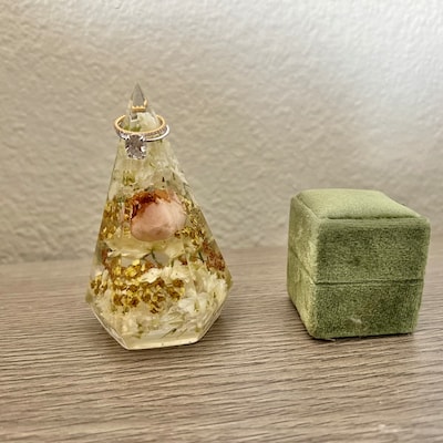 Custom Memorial Pyramid Custom Cremation Ash Resin Pyramid - Etsy