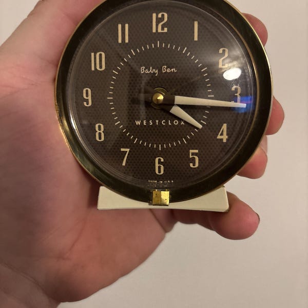 Restored 1957 Big Ben ELECTRIC Alarm Clock, Made in the USA!! - Etsy