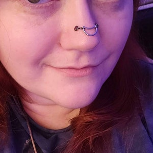 Bridge Chain Third Eye Gem Nose Chain Customizable Length - Etsy