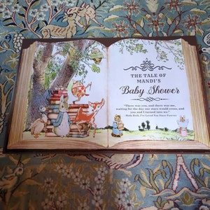 Downloadable Storybook Baby Shower Label Decoration / Uneditable ...