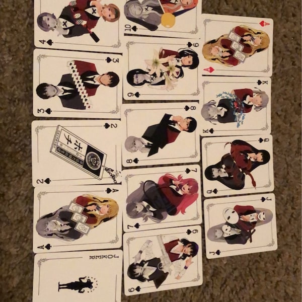 Kakegurui Playing Cards 54-card Deck - Etsy