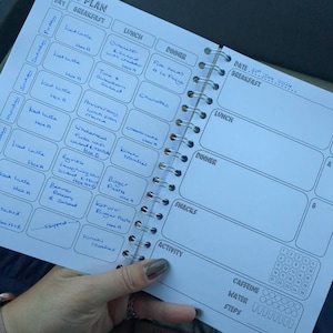 Printable Optavia 5-1 Food Diary / Weight Loss Journal / Digital ...