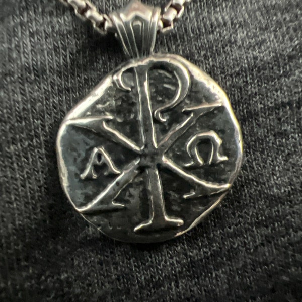 Chi Rho Sterling Silver Pendant or Keychain – Christian Symbol Jewelry ...