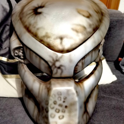 Painted Reptilian Mask Wearable Costume Piece - Etsy