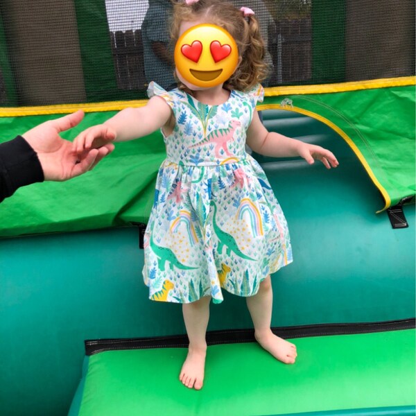 Dinosaur Dress for Girls,baby Dinosaur Dress, Toddler Dinosaur Dress ...