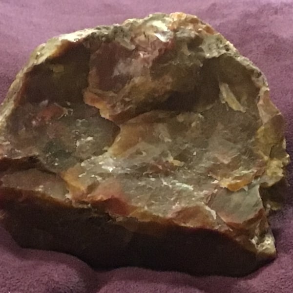 Collection of 3 Oregon Agates, Carnelian Agate, Chalcedony, Quartz ...