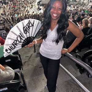 Alpha Kappa Alpha Large Hand Fan Oh so Pretty Pinkies and Pearls AKA ...