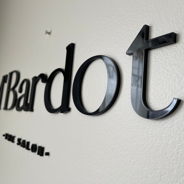 Custom Laser Cut Business Logo - Floating Pieces - Wall Mounted Logo ...