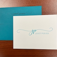 Personalized Stationery Cards Simple Text Note Cards - Etsy