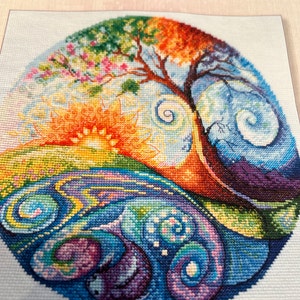 Tree of Life Embroidery Kit Needlepoint Kit Modern Embroidery - Etsy