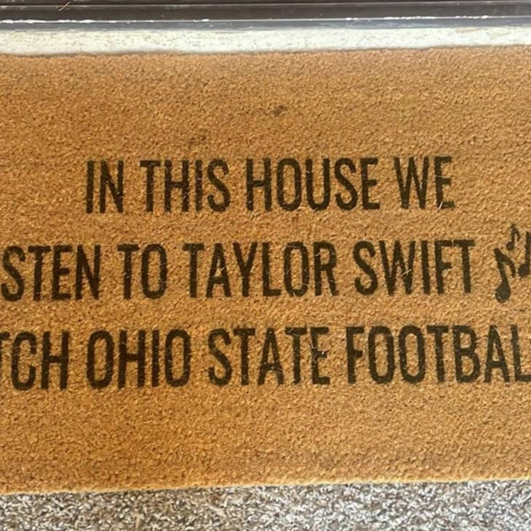 Custom Dorm Decor | Dorm Doormat | Welcome to Our Dorm | Custom Door ...