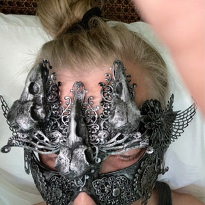 Blind Mask Gothic Masquerade Masks for Men for Women Dark | Etsy