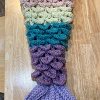 Mermaid Christmas Stocking Crochet Pattern PDF, Mermaid Tail, Christmas ...