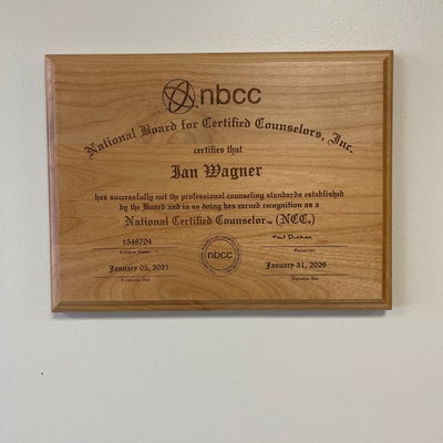 Laser Engraved Diploma Certificate 9x12in, Unique Diploma Display ...