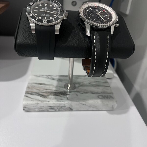 Personalized Gift Watch Stand, Watch Stand Double, Watch Box, Luxury ...