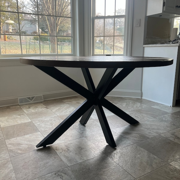 Table Base Spider Table Legs Cross Frame Table Runners Steel Metal ...