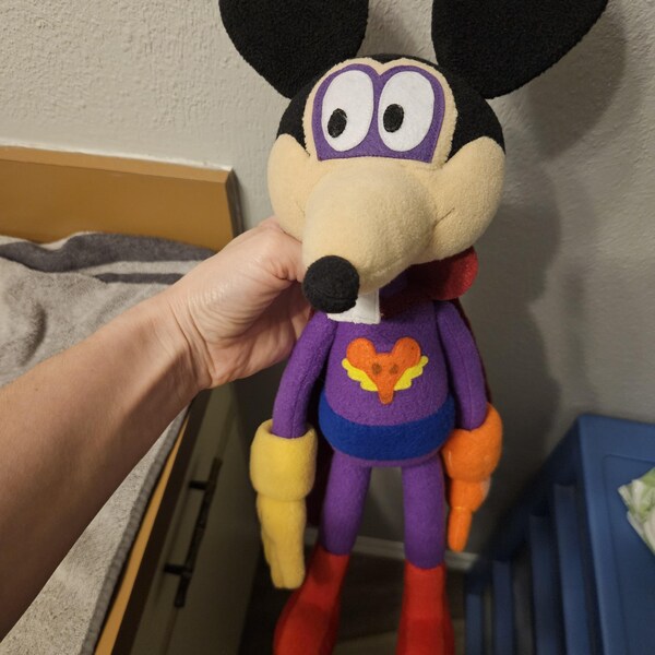 Klampon Plushie, Blue Crocodile Plush, Handmade Stuffed Animal, 10.6in ...