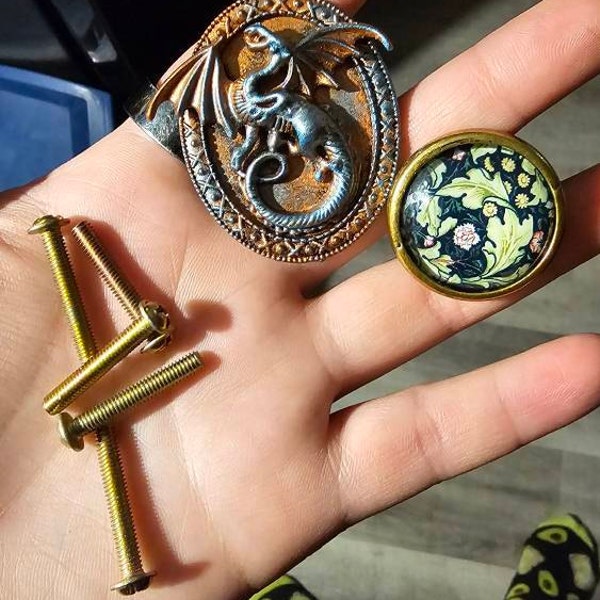 Patina Dragon Dresser Knobs Cabinet Steampunk Dresser Knob Pull Furniture Knob Pull / Dresser ...