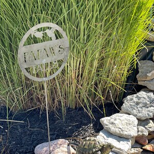 Personalized Rustic Metal Sign Personalized Garden Sign | Etsy