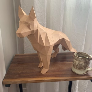 Falcon,peregrine Bird Paper Craft,3d Low Polygonal Paper Sculpture ...