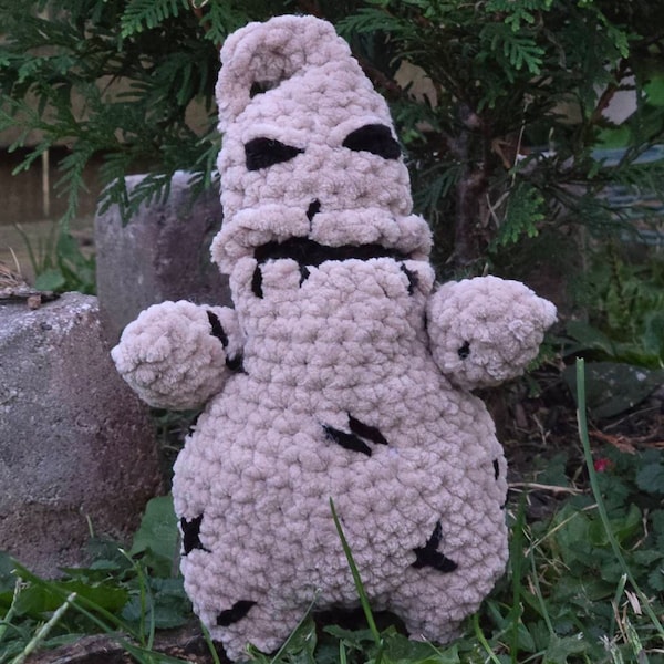 Oogie Boogie Crochet Pattern: Chunky Fluffy Plushie (english PDF ...