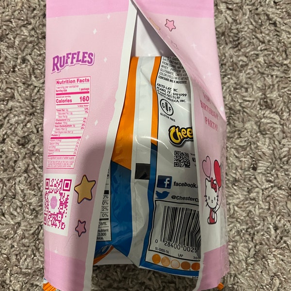 Hello Chips Kitty Party Chip Bags Sanrio Kitty Birthday Party Treats ...