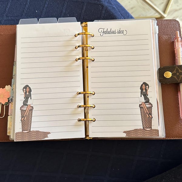 Personalized Agenda Planner Insert Dashboard or Cover Set for Your ...