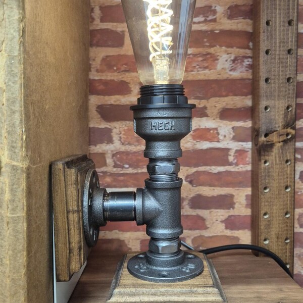 Steam Punk Wall Art Lighting Steampunk Farmhouse Decor Pipe Work Wall ...