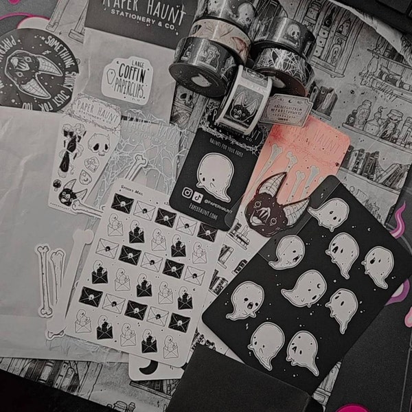 Coffin Paperclips, Spooky Cute, Goth - Etsy