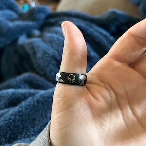 Alpha Wolf Family Engraved Silver Tungsten Wedding Ring Wolf Promise ...