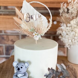 Love Cake Topper/palm/dried Palm Topper/pampas/cake | Etsy