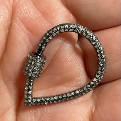 Ruby Pave Diamond Macrame Thread Bracelet Handmade Jewelry 925 - Etsy