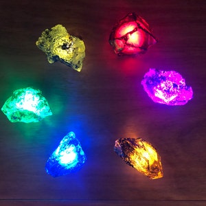 Raw Infinity Stones FULL SET Bestseller Infinity Gauntlet - Etsy