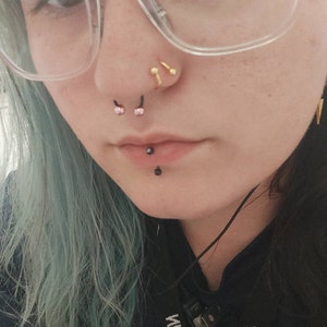 Alien Bendable Septum Ring Hoop Daith Ring Nose Ring Cartilage - Etsy