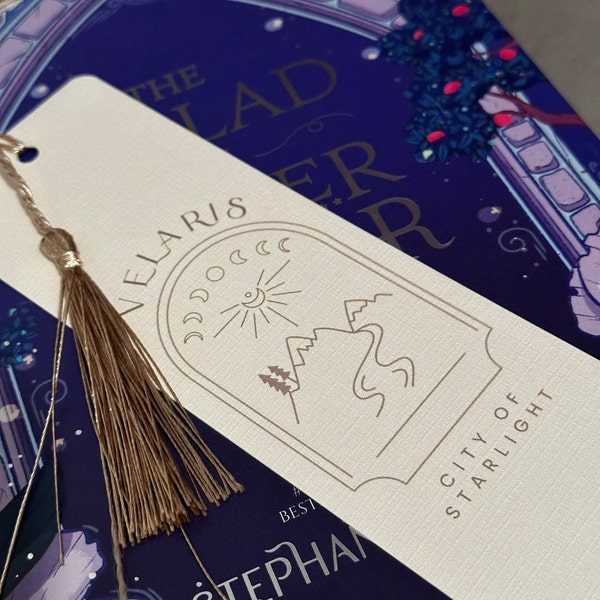 Velaris Bookmark | Night Court Bookmark | Fantasy Bookmark | Rhysand ...