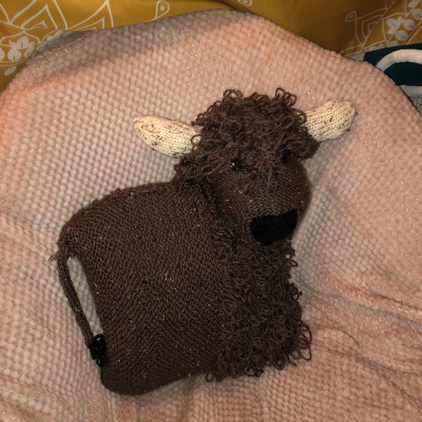 Heilan Coo & Shetland Sheep Cushion Knitting Patterns - Etsy