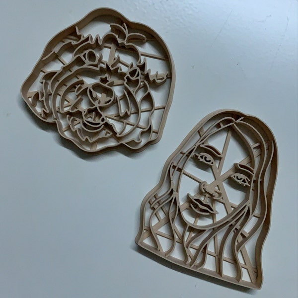 Custom Portrait Gift Personalized Face Cookie Cutter Pastry Fondant ...