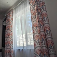 Portrait Design Drape, Abstract Art Face Window Curtains, Artistic ...