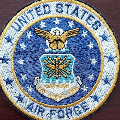 US Airforce Embroidery Design motto Version - Etsy