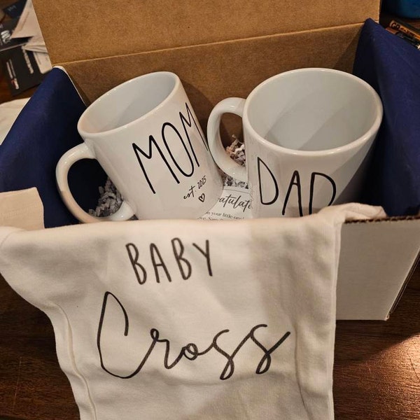 Expecting Parents Gift Box | New Parents Gift Set, Baby Announcement ...