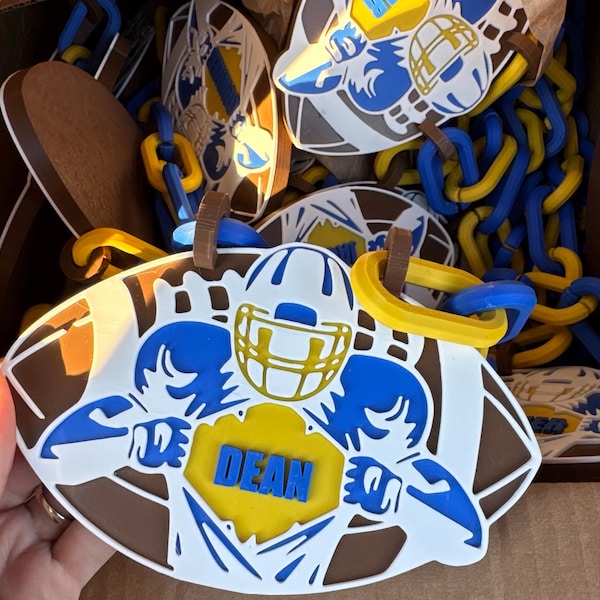 Football Chain , Football Player , Custom Football Number, Football ...
