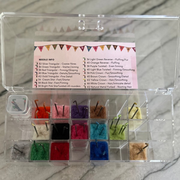 Heidifeathers 'ultimate Needle Mix' Felting Needles -15 Different Types ...