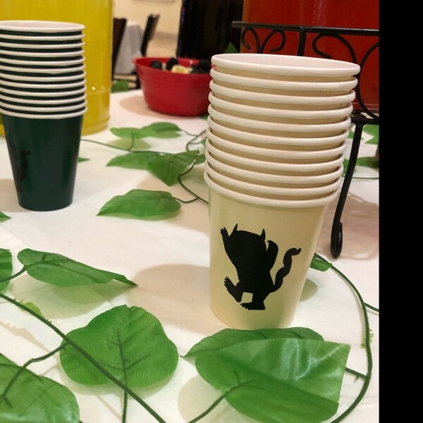 Where the Wild Things Are Party Chalkboard Vinyl Stickers Wild One ...