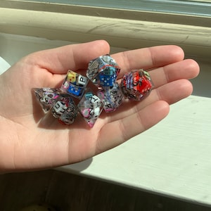 Zero-one hatsune Miku Inspired Dice Set for Dungeons and Dragons ...