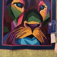 Patchwork Lion Pattern , Lion Quilt Pattern ,quilt Pattern Pdf , Quilt ...