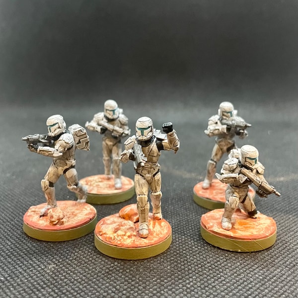 Republic Armored Commandos Squad A (5) - DARK FIRE | Legion Compatible ...