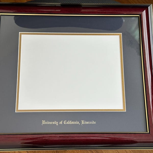 Silver Custom Diploma Frame - Etsy